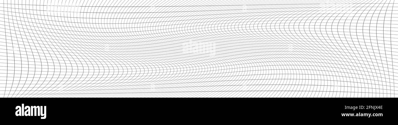 Wavy, ripple, curved distort effect long, oblong irregular rectangular ...
