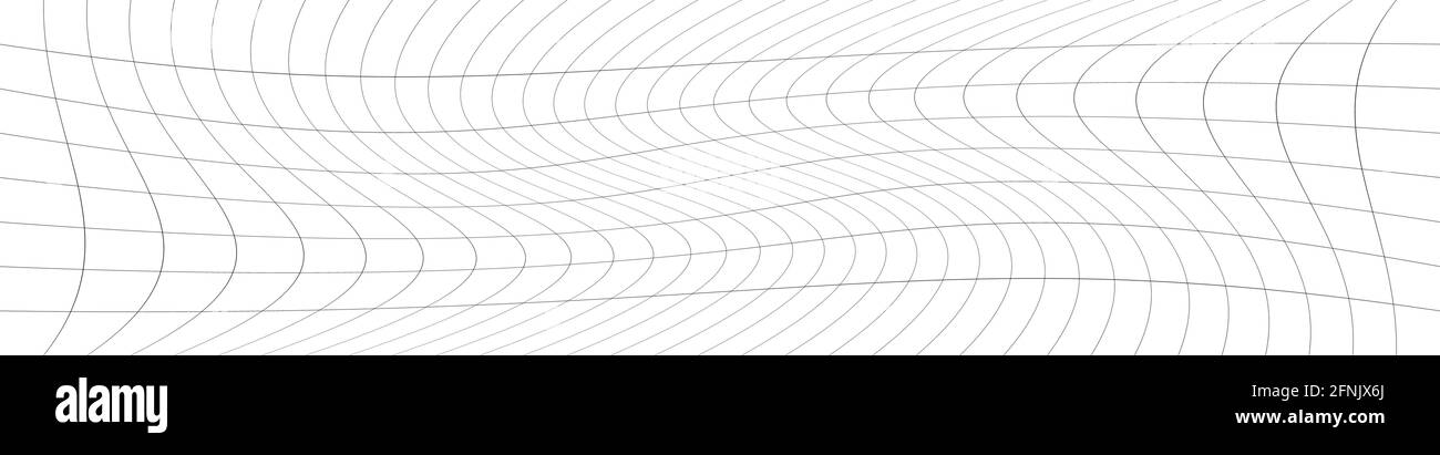 Wavy, ripple, curved distort effect long, oblong irregular rectangular ...