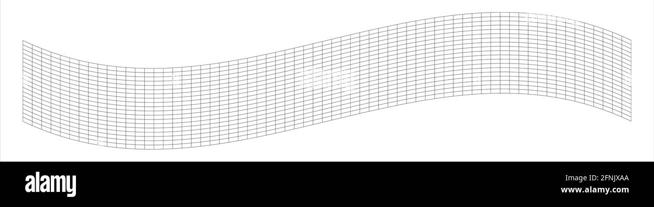 Wavy, ripple, curved distort effect long, oblong irregular rectangular ...