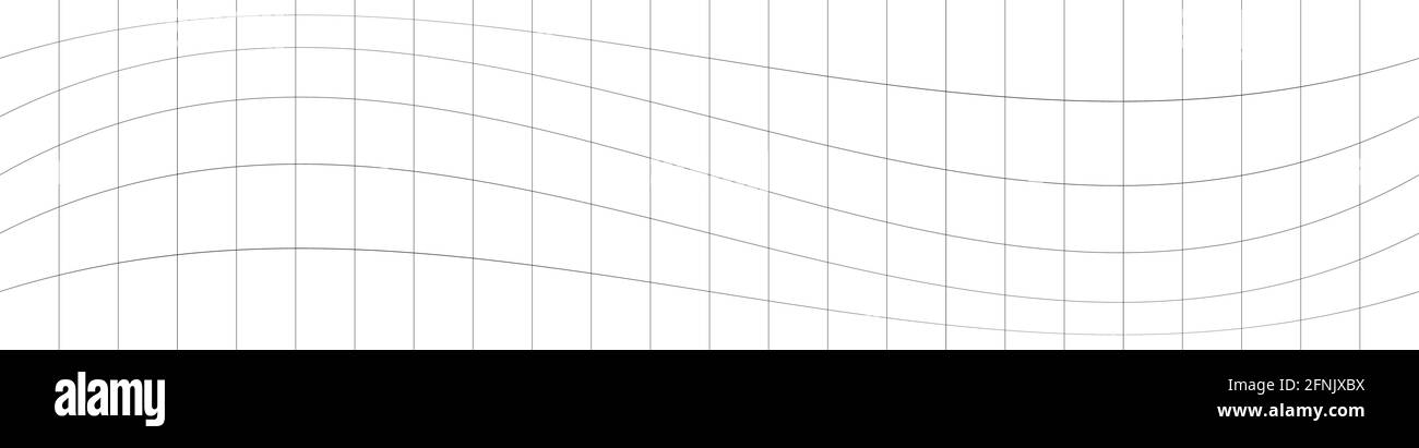 Wavy, ripple, curved distort effect long, oblong irregular rectangular ...