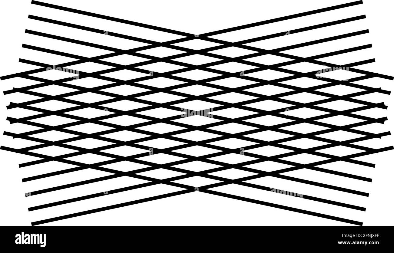 Crossing and intersecting lines abstract geometrical designs – Stock ...