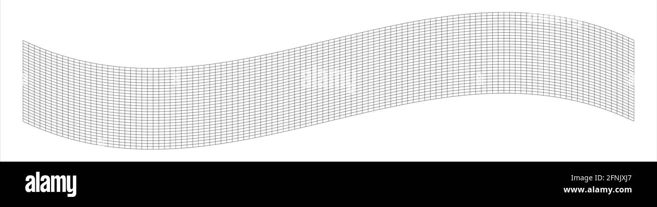 Wavy, ripple, curved distort effect long, oblong irregular rectangular ...