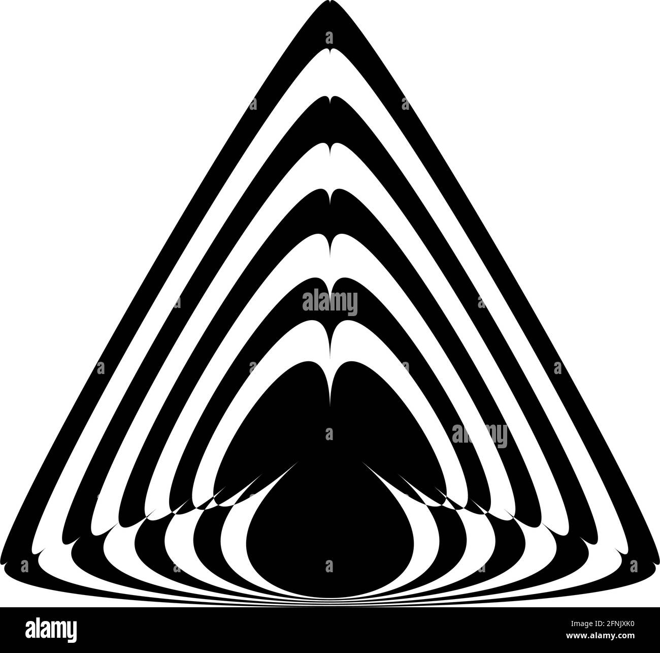 Simple, basic mandala motif icon symbol – Stock vector illustration ...