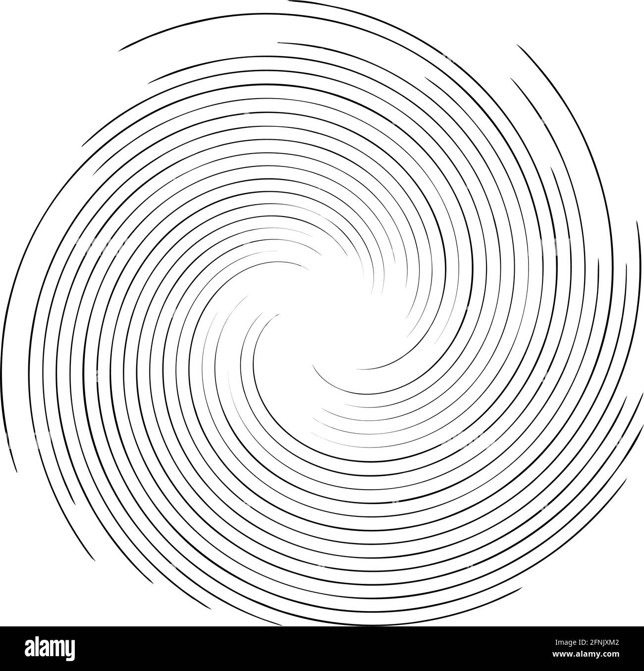 Spiralling swirl, twirl, whirl design element – Stock vector ...