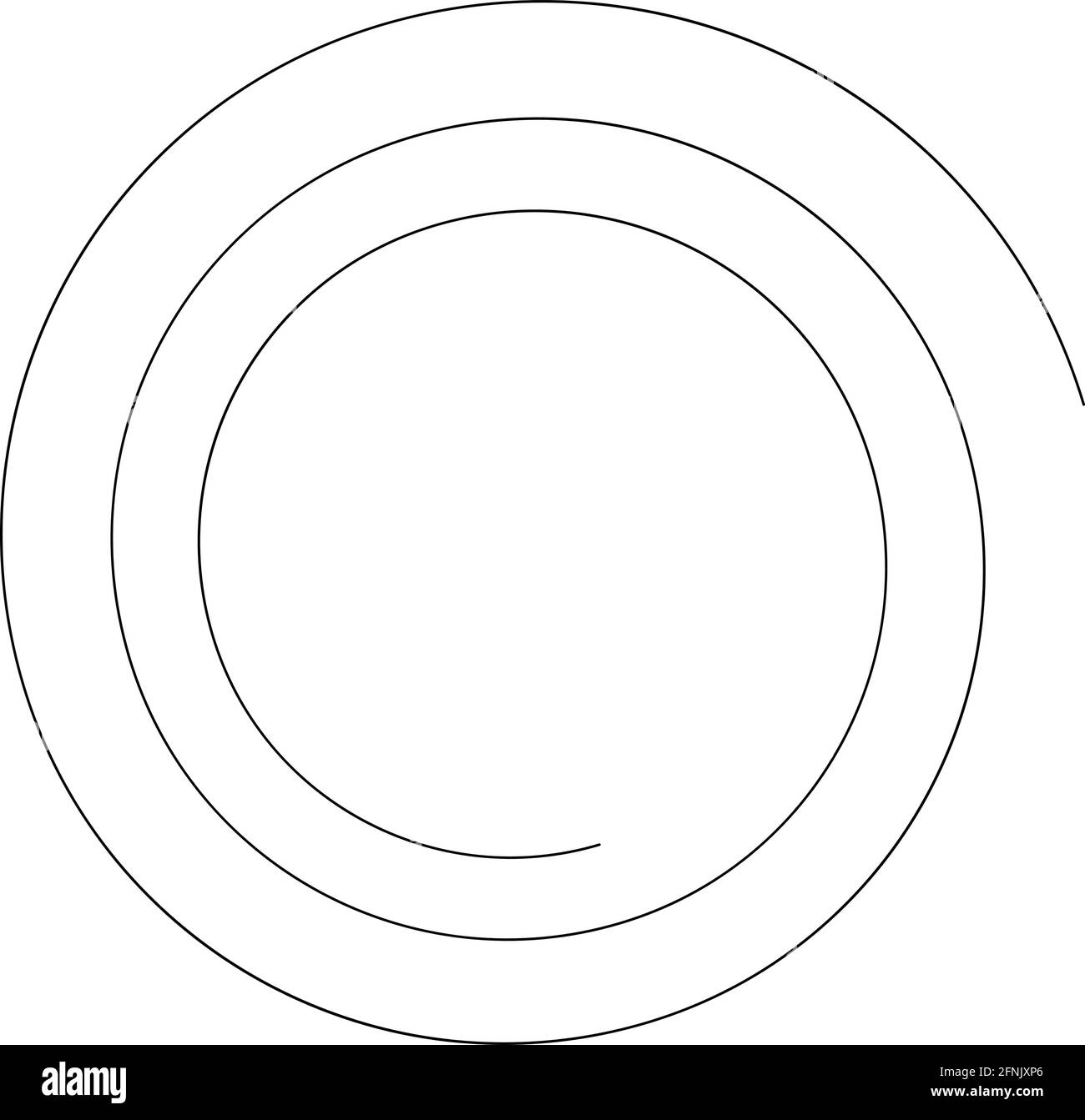 Spiralling swirl, twirl, whirl design element – Stock vector ...
