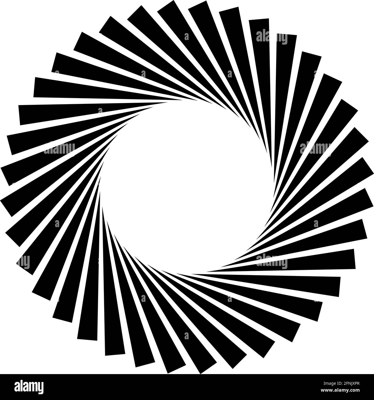 Spiralling swirl, twirl, whirl design element – Stock vector ...