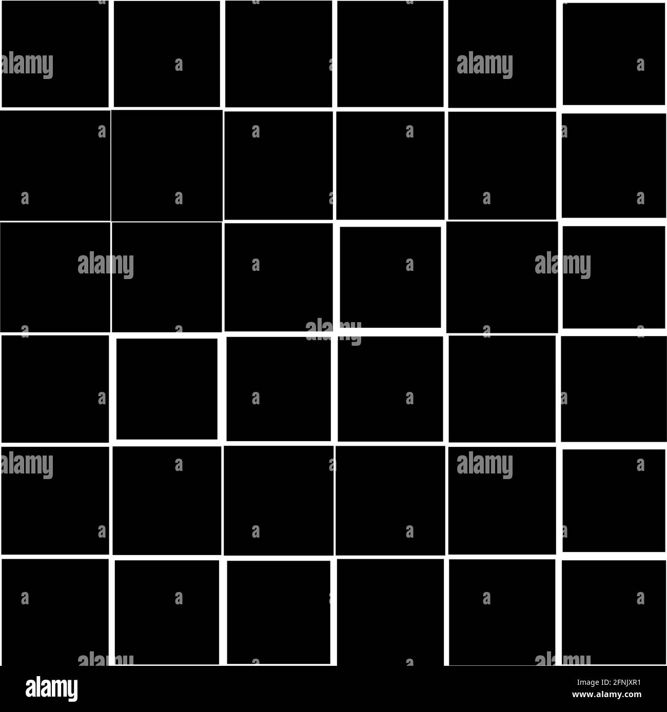 Seamless random squares mosaic Cut Out Stock Images & Pictures - Alamy