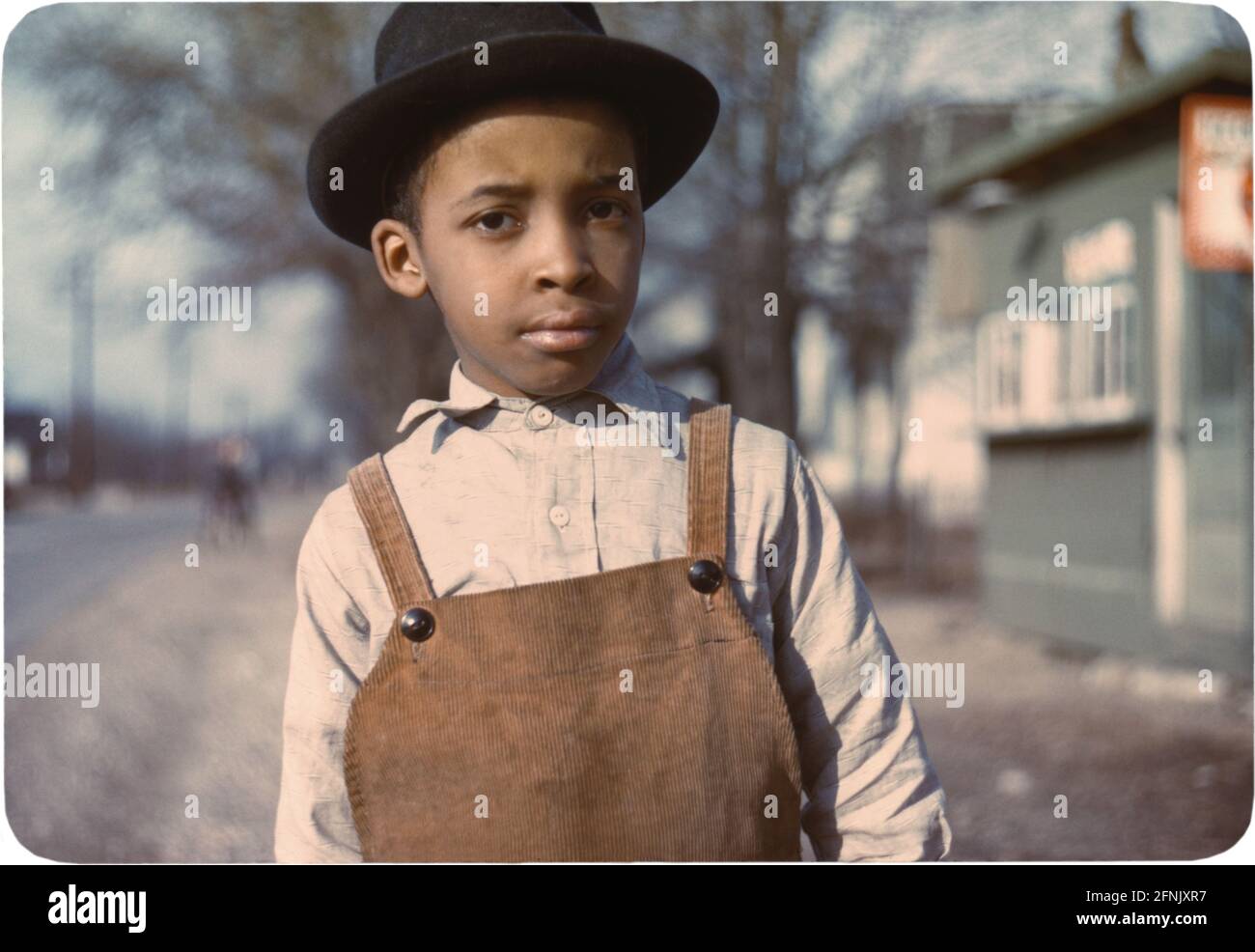 Young African-American Boy, Half-length Portrait, near Cincinnati, Ohio ...