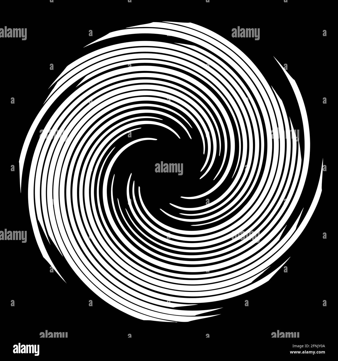 Spiralling swirl, twirl, whirl design element – Stock vector ...