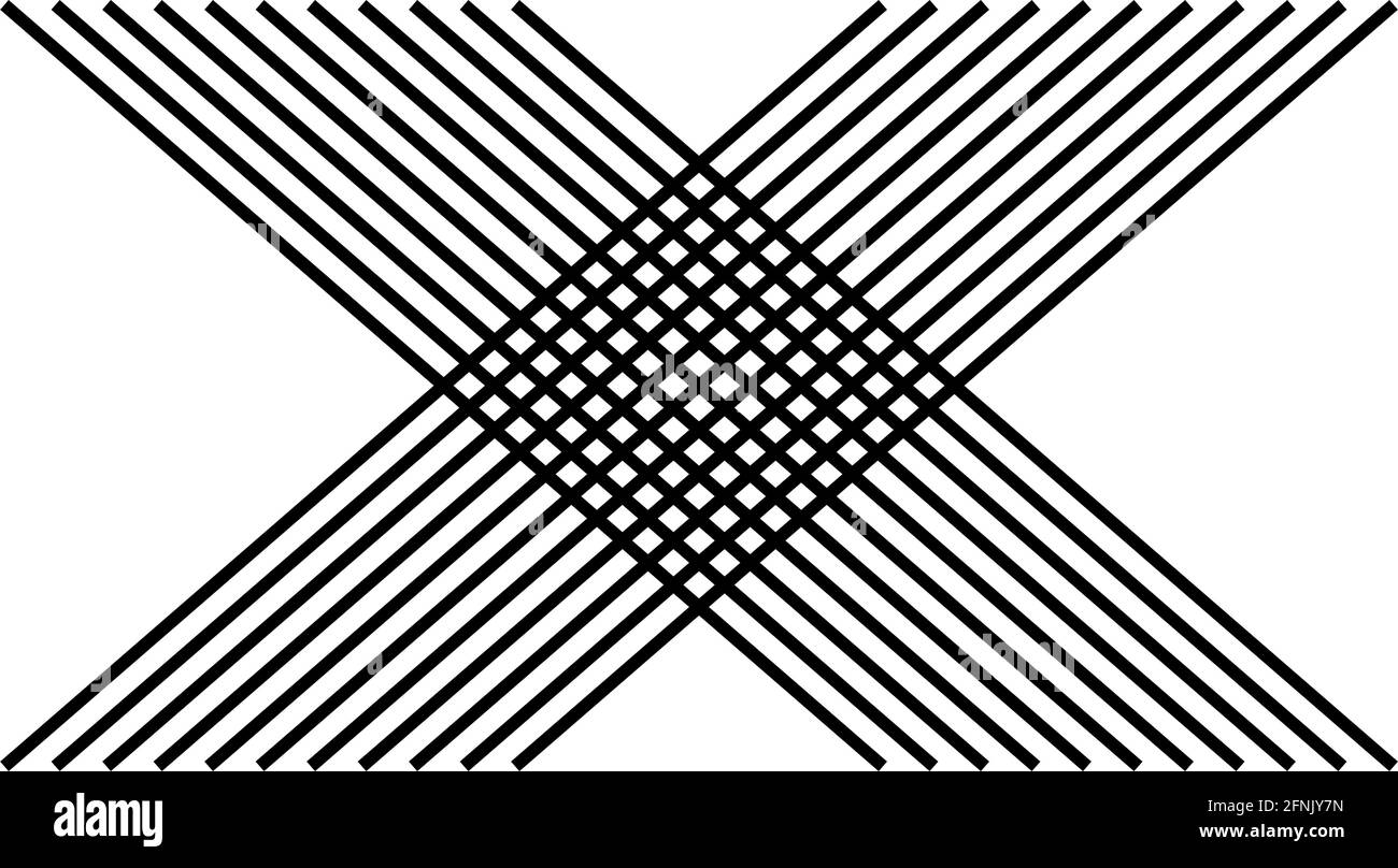 Crossing and intersecting lines abstract geometrical designs – Stock ...