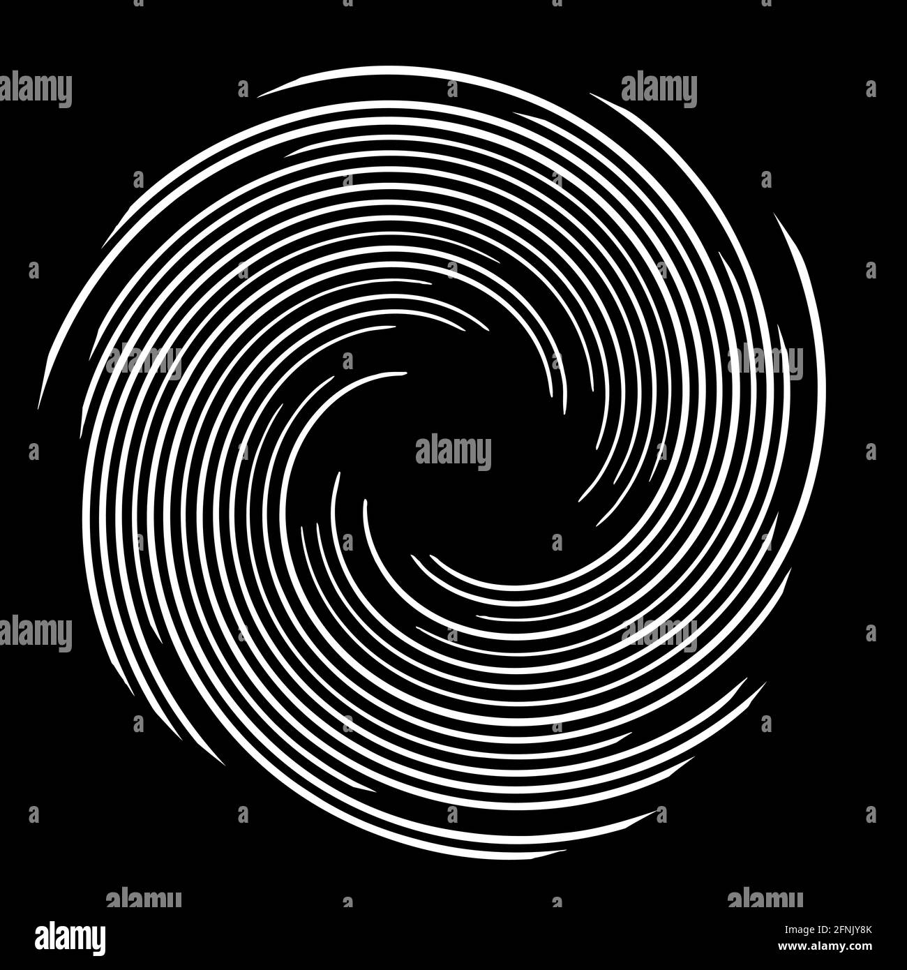 Spiralling swirl, twirl, whirl design element – Stock vector ...