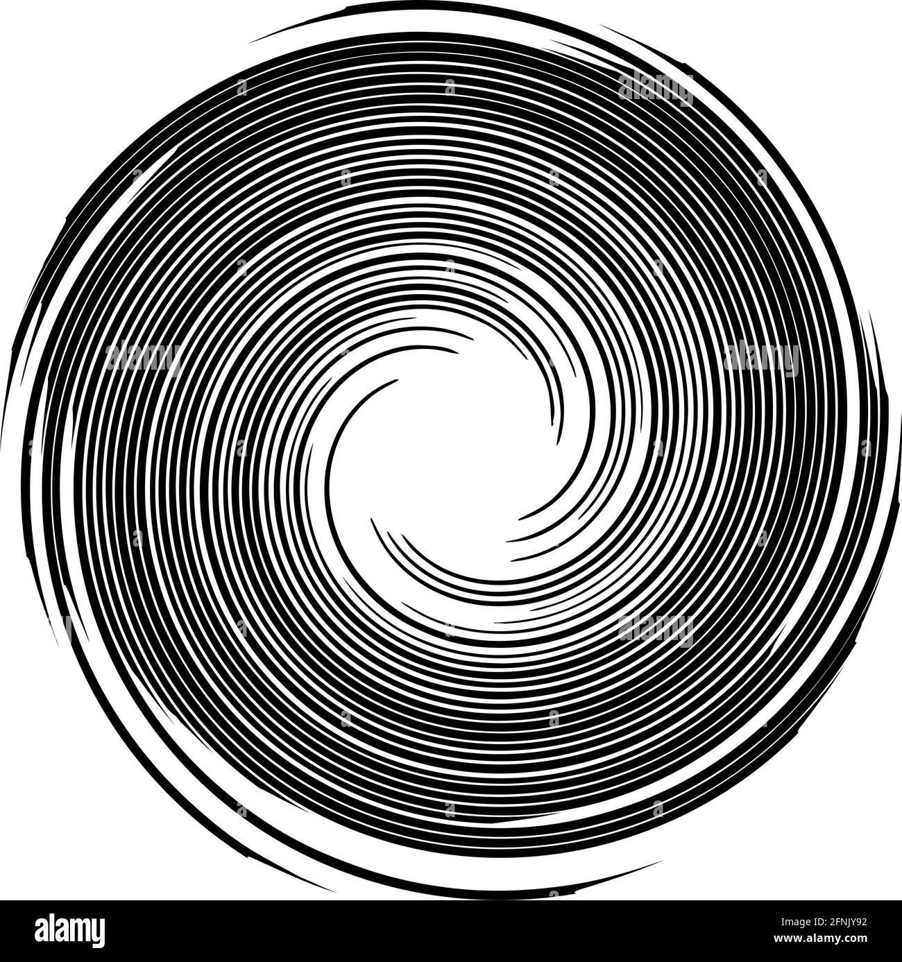 Spiralling swirl, twirl, whirl design element – Stock vector ...