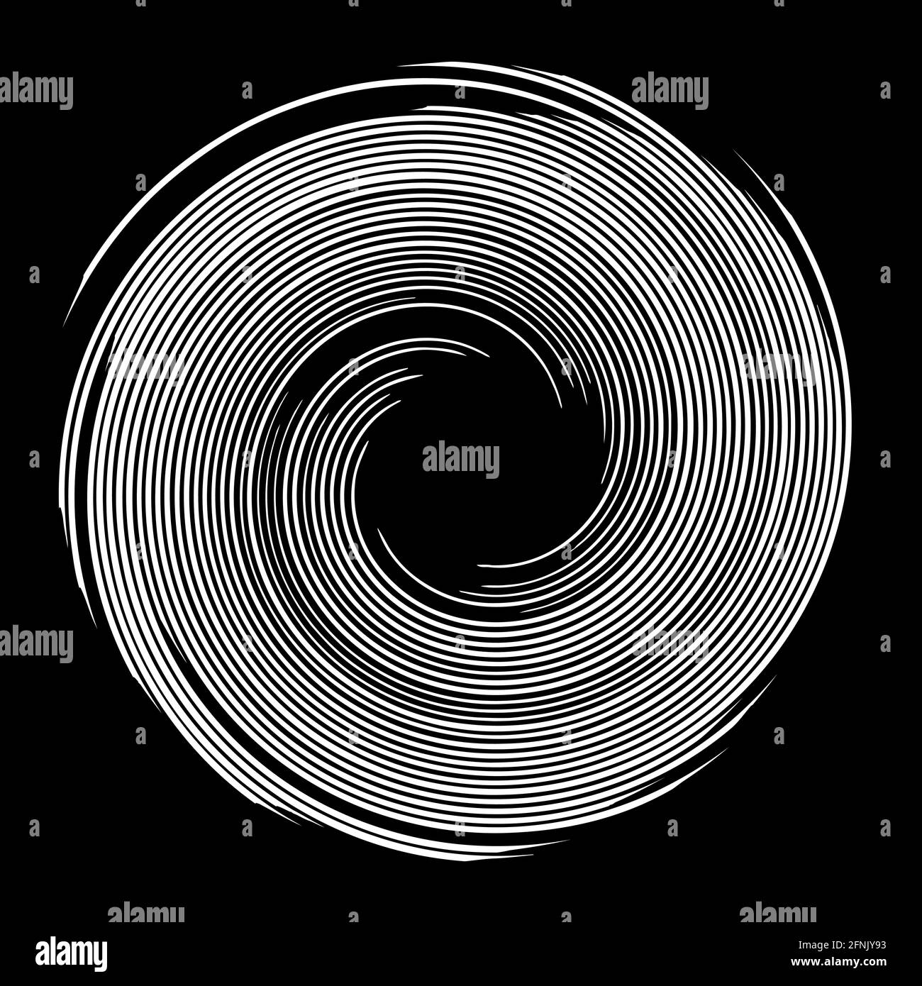 Spiralling swirl, twirl, whirl design element – Stock vector ...