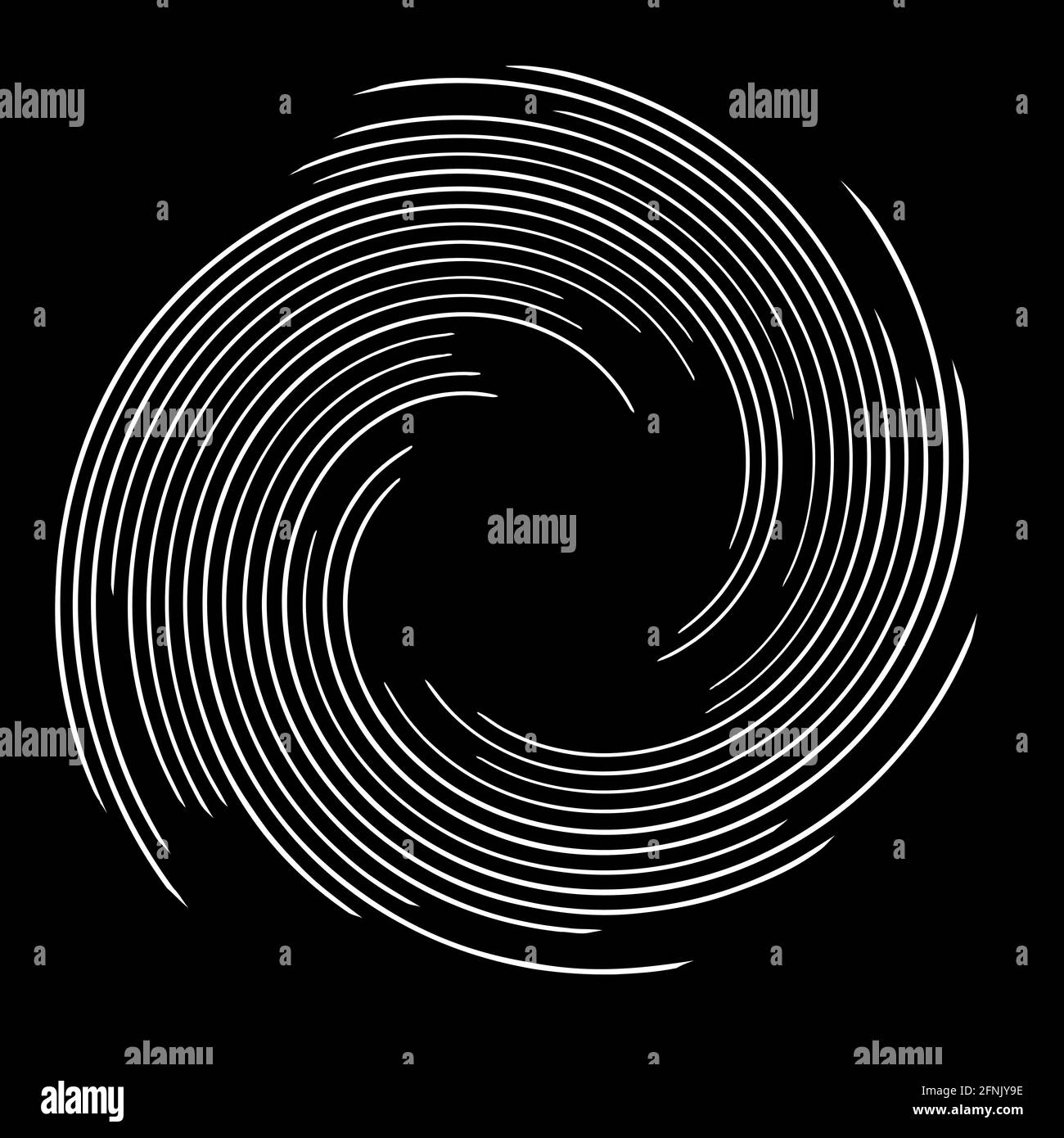 Spiralling swirl, twirl, whirl design element – Stock vector ...