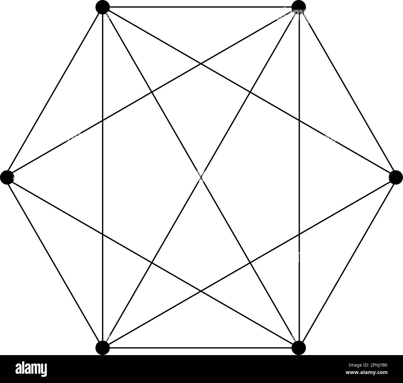 Interlocking, interconnect polygon shape, elemenet – Stock vector ...