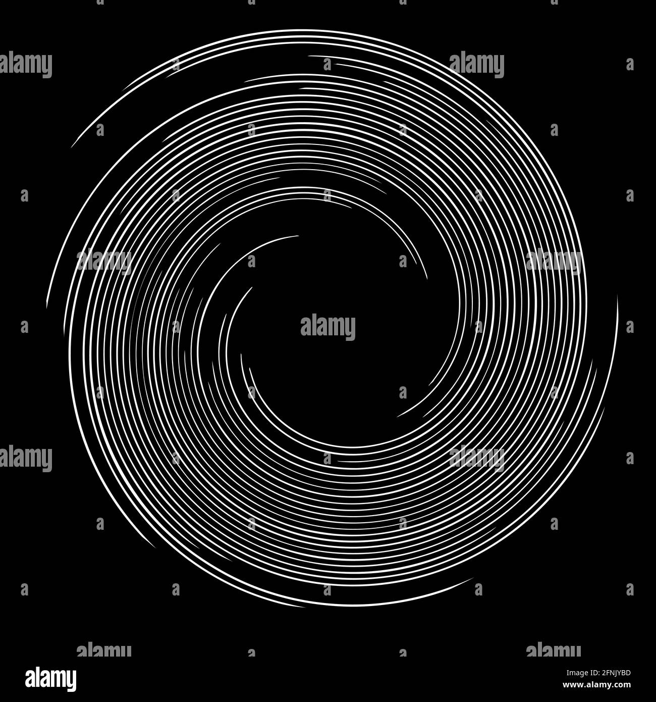 Spiralling swirl, twirl, whirl design element – Stock vector ...