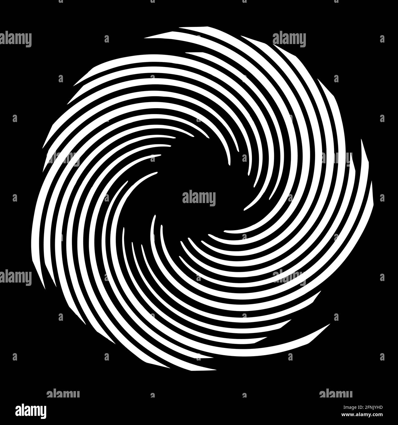 Spiralling swirl, twirl, whirl design element – Stock vector ...