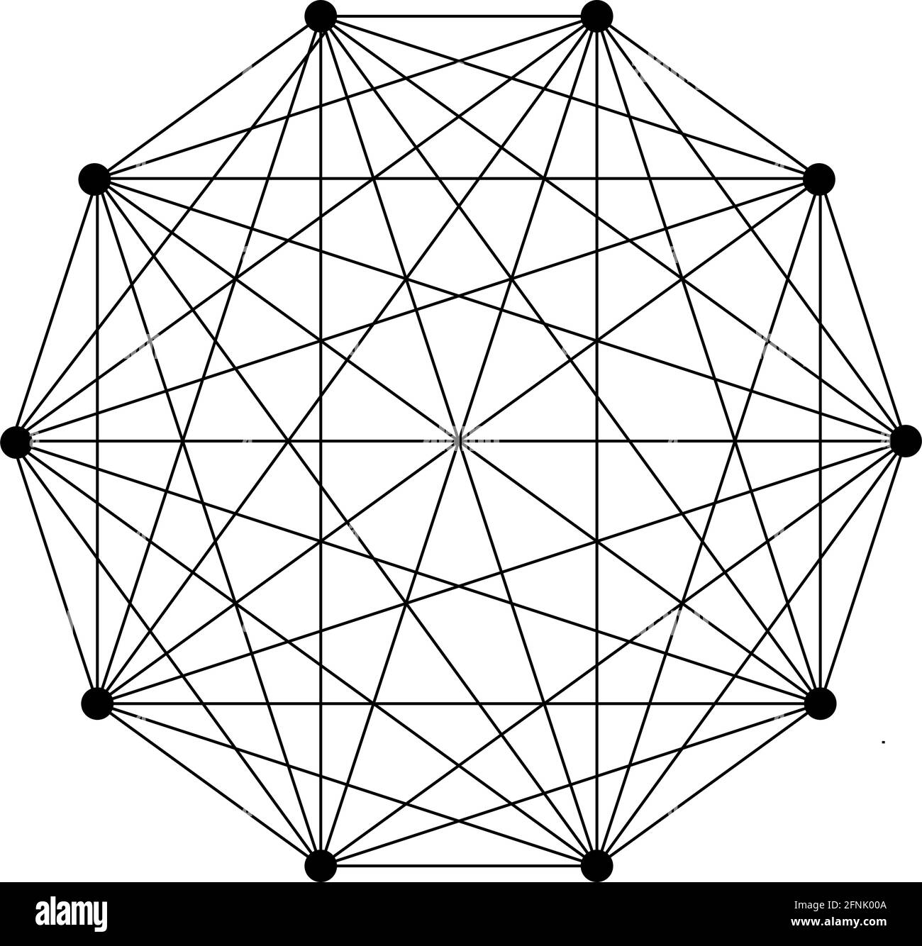 Interlocking, interconnect polygon shape, elemenet – Stock vector ...
