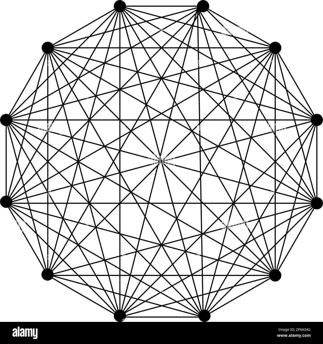 Interlocking, interconnect polygon shape, elemenet – Stock vector ...