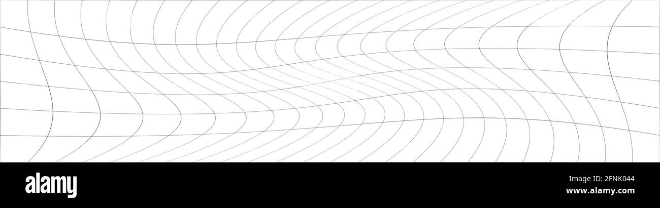 Wavy, ripple, curved distort effect long, oblong irregular rectangular ...