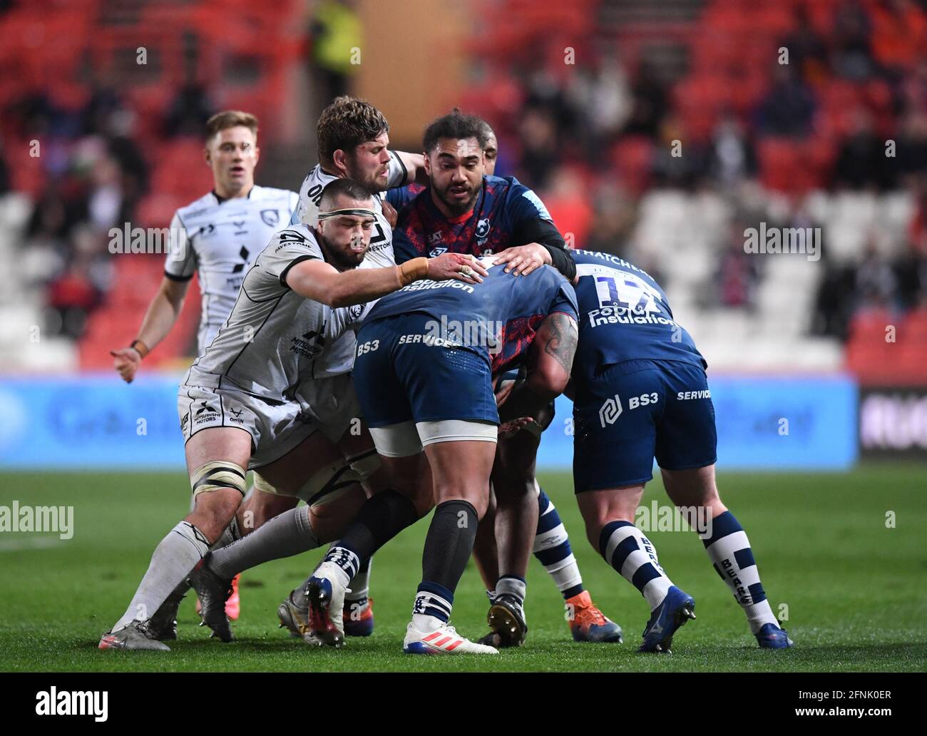Ashton Gate Stadium, Bristol, UK. 17th May, 2021. Premiership Rugby ...