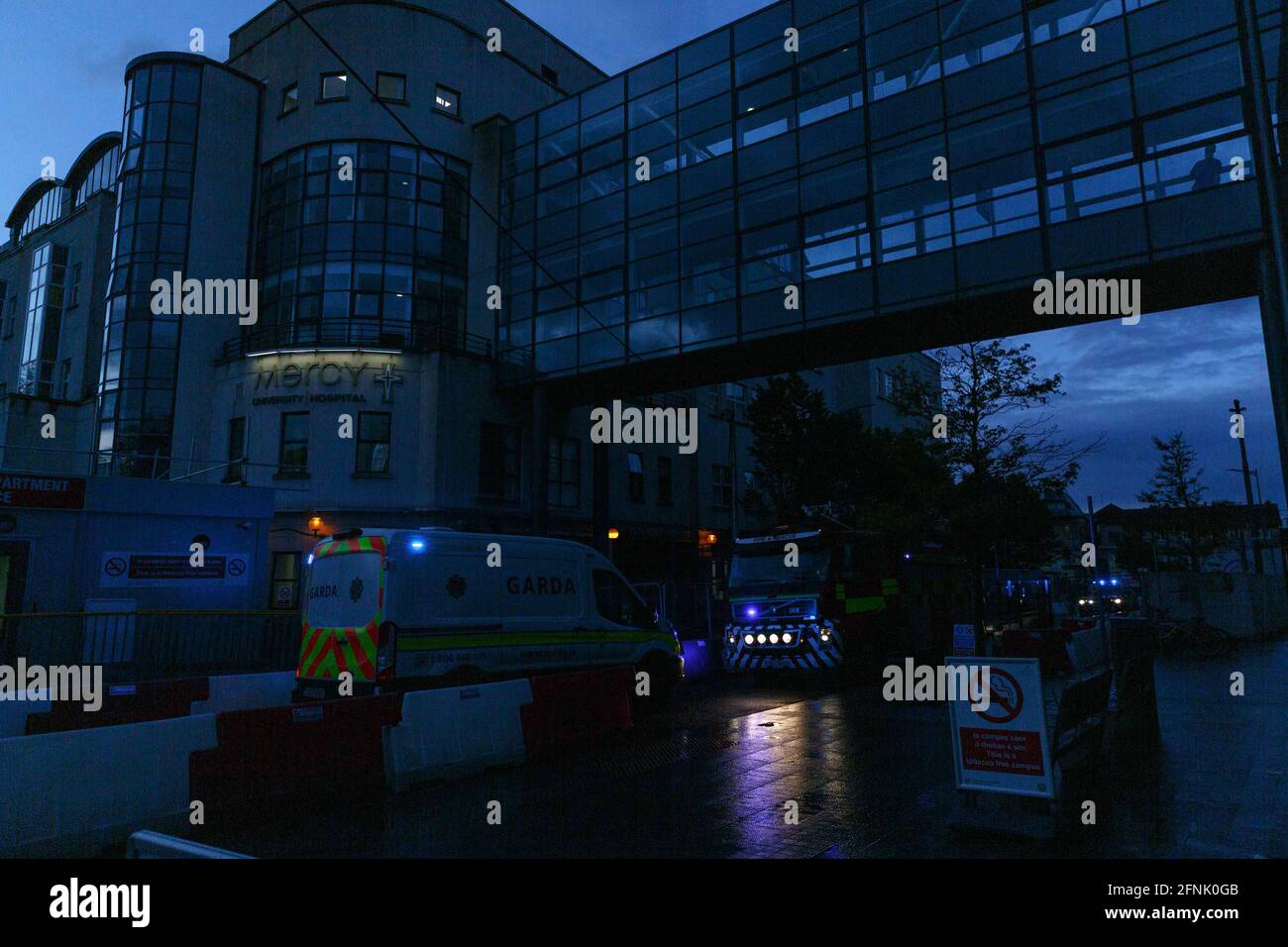 Cork, Ireland. 17th May, 2021. Reports of Fire at Mercy Hospital, Cork ...