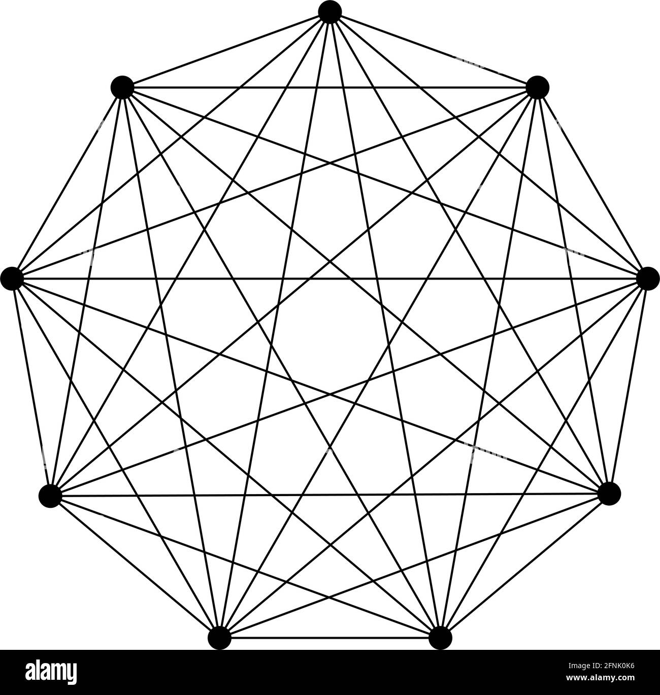 Interlocking, interconnect polygon shape, elemenet – Stock vector ...