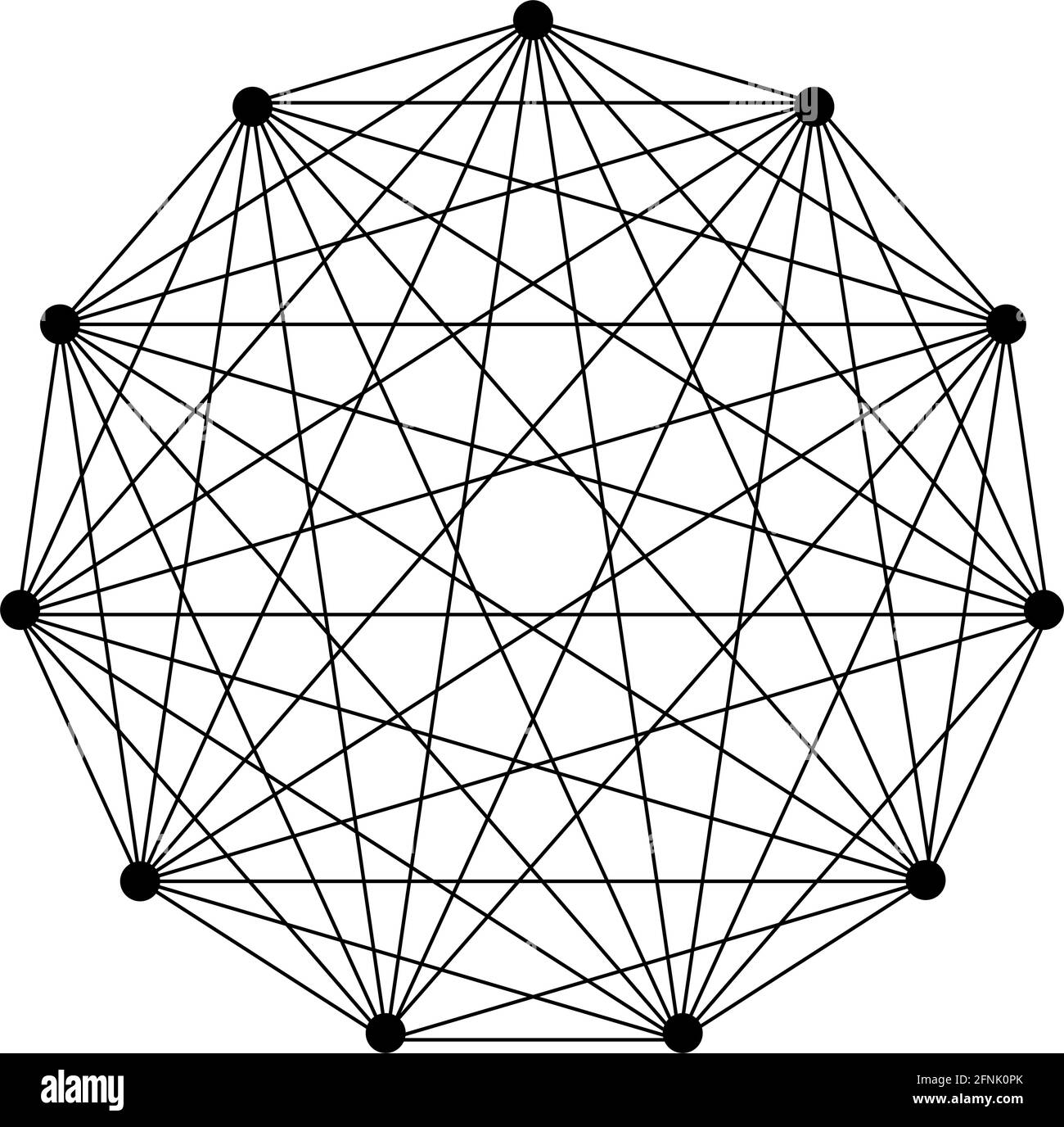 Interlocking, interconnect polygon shape, elemenet – Stock vector ...