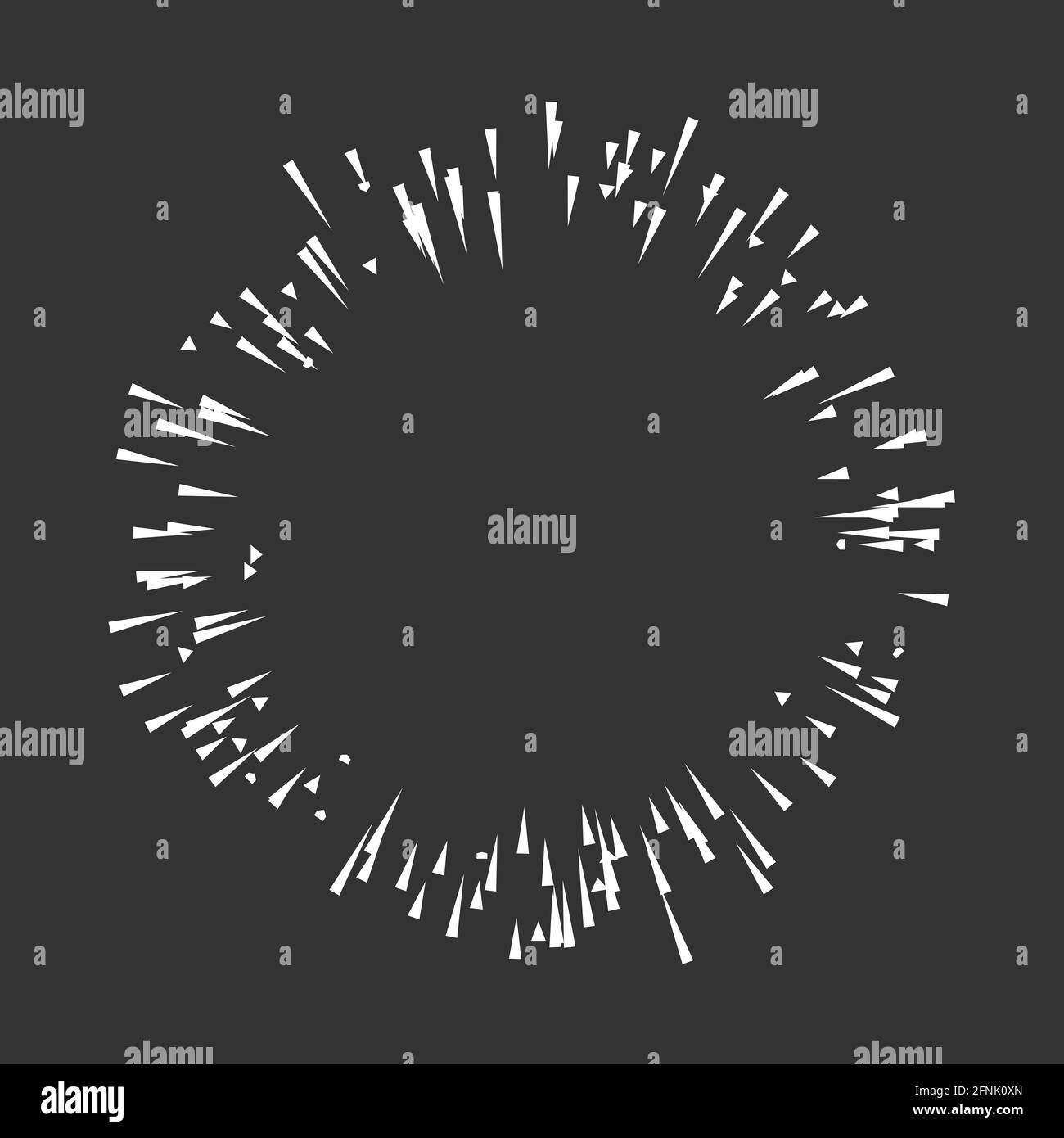 Radial, radiating lines beams, rays. Random lines diverging – Stock ...