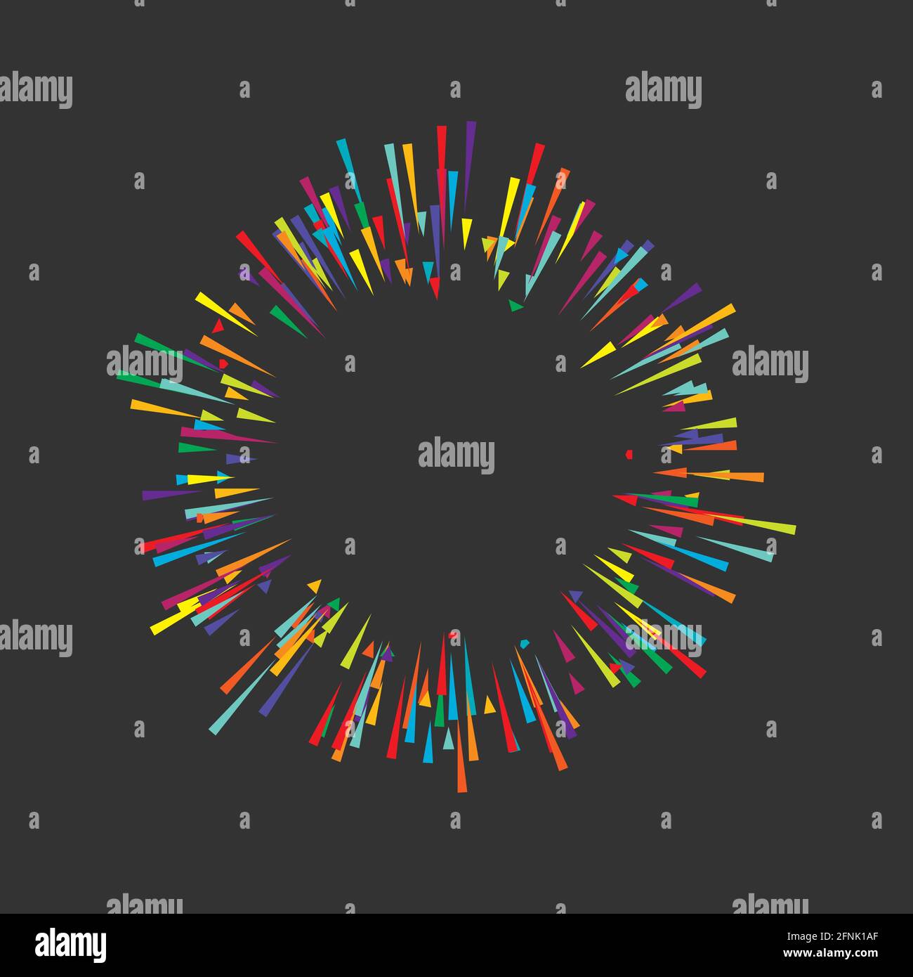Radial, radiating lines beams, rays. Random lines diverging – Stock ...