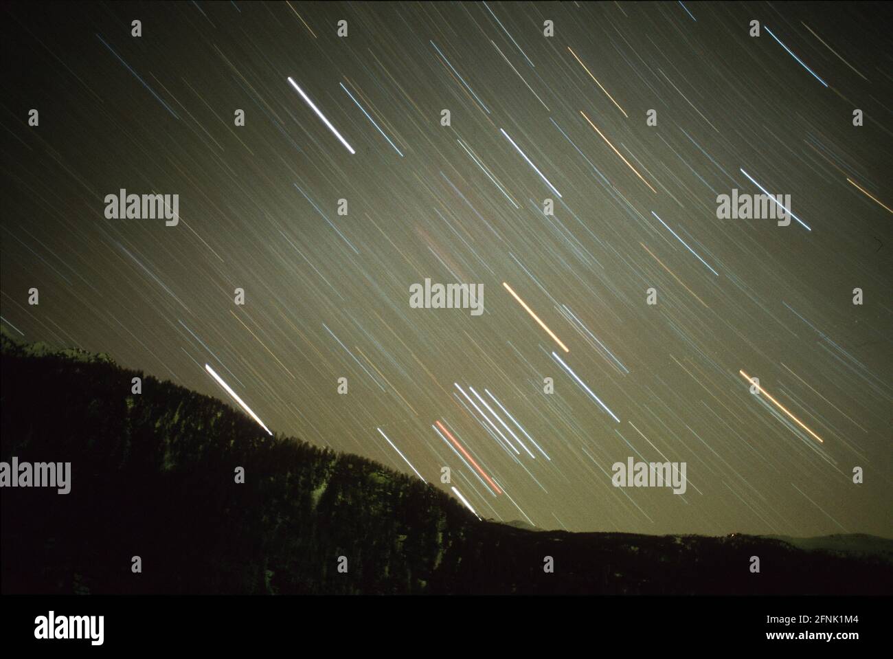 Orion constellation and colours of the stars Stock Photo - Alamy