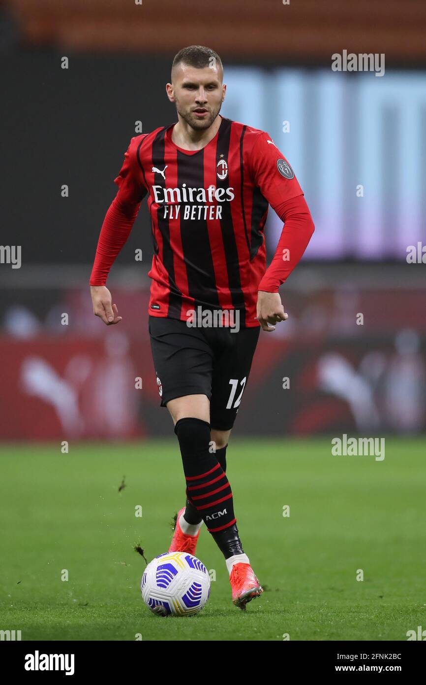 Milan, Italy, 16th May 2021. Ante Rebic of AC Milan during the Serie A ...