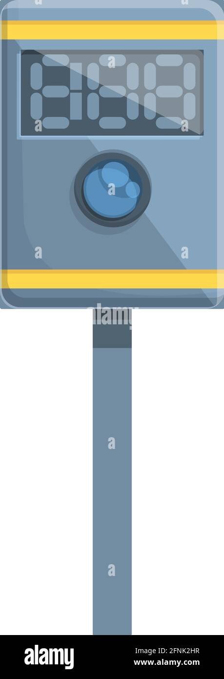 Speed radar accident icon. Cartoon of Speed radar accident vector icon ...