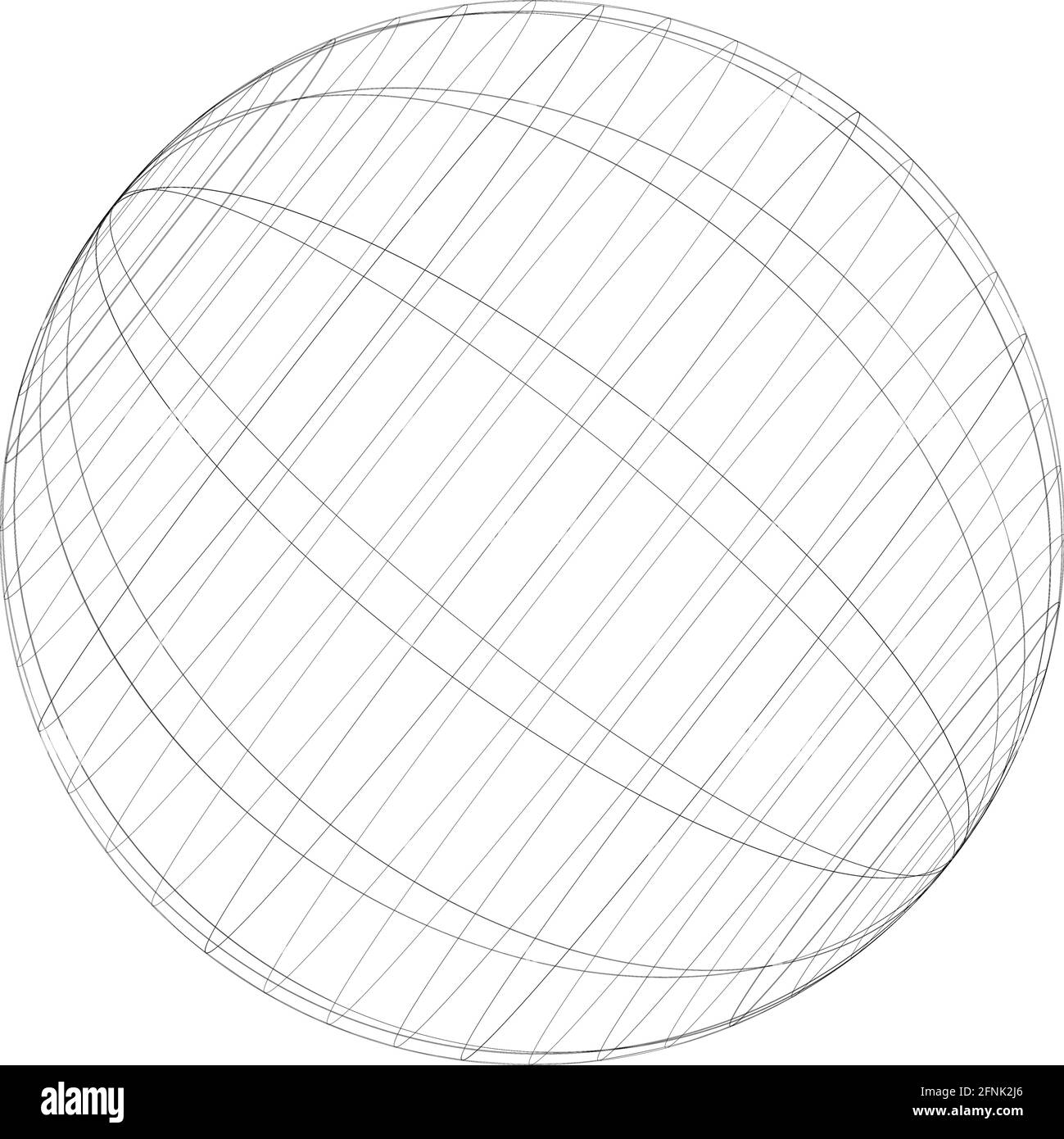 Sphere, orb, ball with wireframe, grid, mesh surface – Stock vector ...