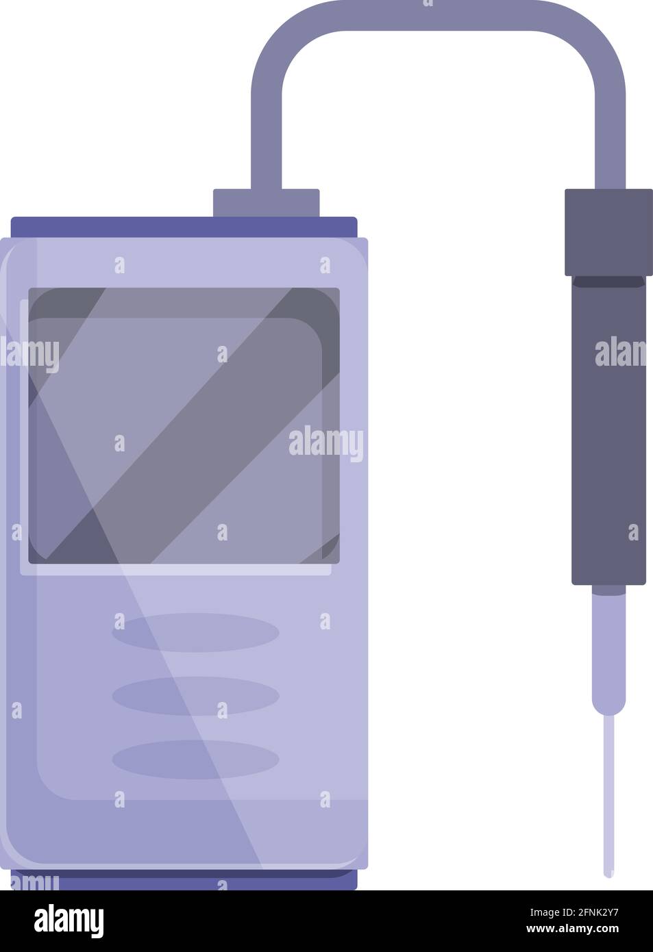 Ph meter acid icon. Cartoon of Ph meter acid vector icon for web design ...