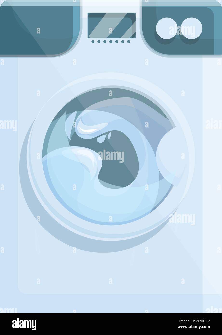 Washing machine working icon. Cartoon of Washing machine working vector ...