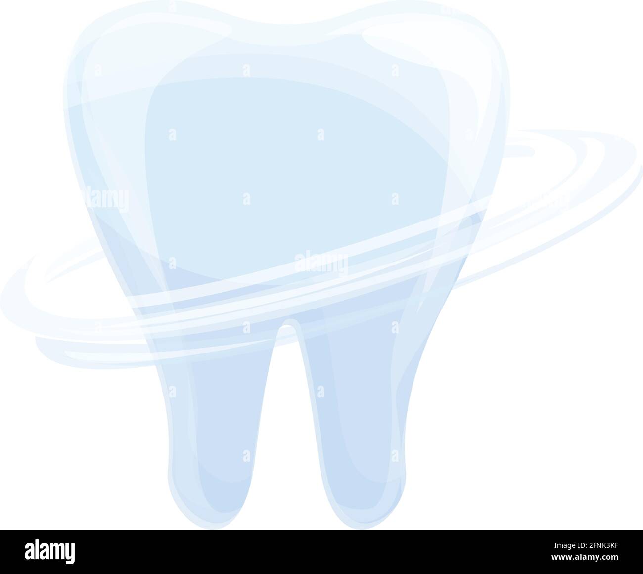 White tooth icon. Cartoon of White tooth vector icon for web design ...