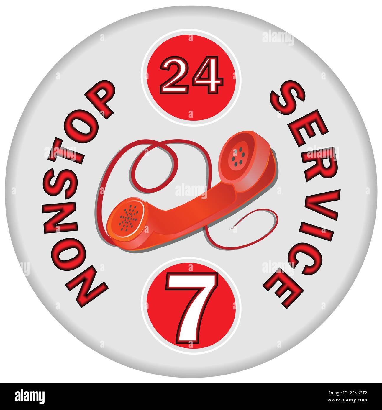 Phone on red background Stock Vector Images - Alamy