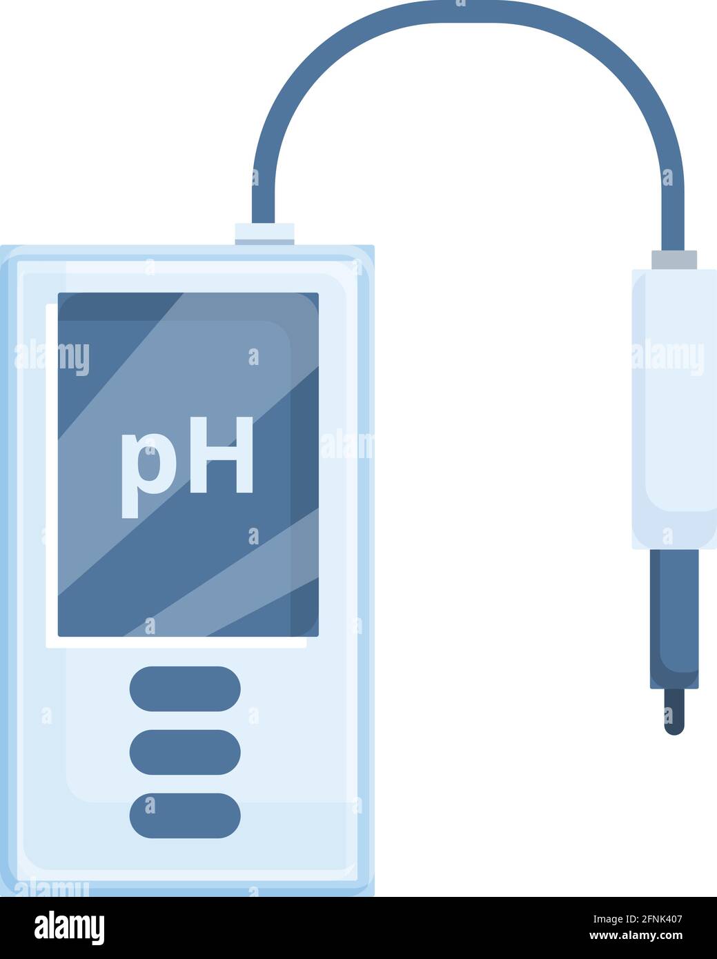 Ph meter control icon. Cartoon of Ph meter control vector icon for web ...
