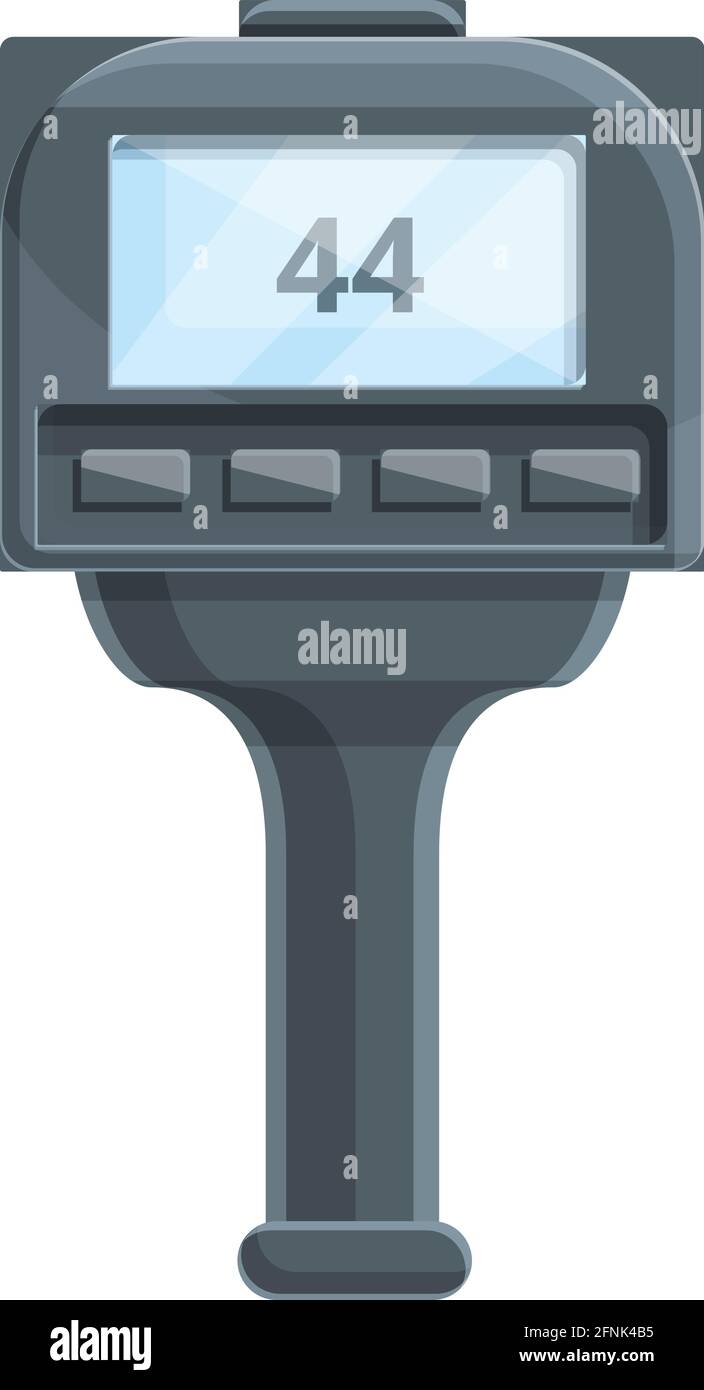 Speed radar detect icon. Cartoon of Speed radar detect vector icon for ...