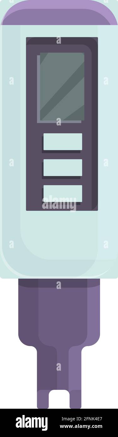 Ph meter level icon. Cartoon of Ph meter level vector icon for web ...