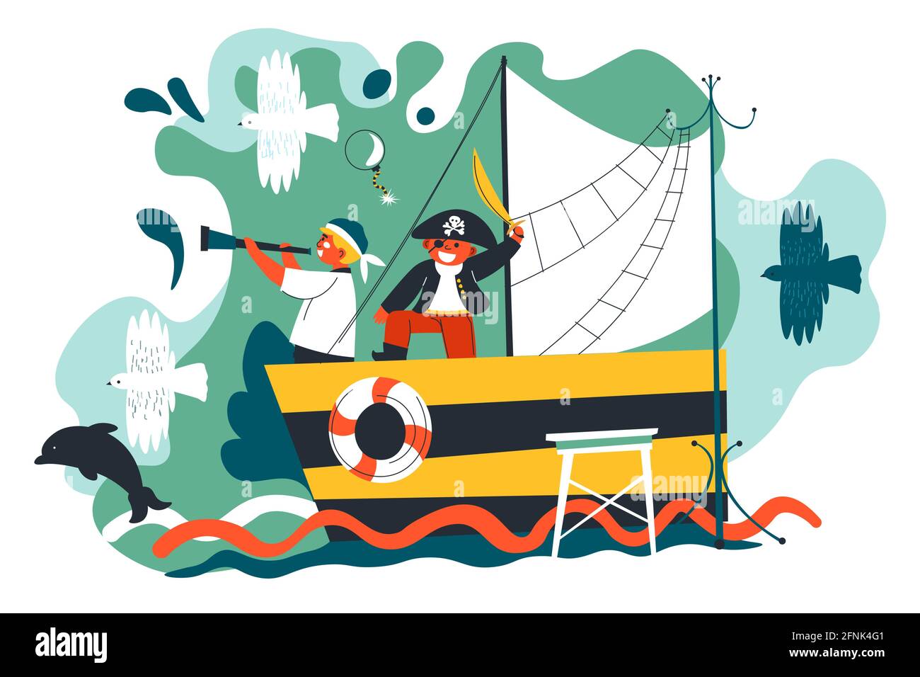 Children play games on Stock Vector Images - Alamy