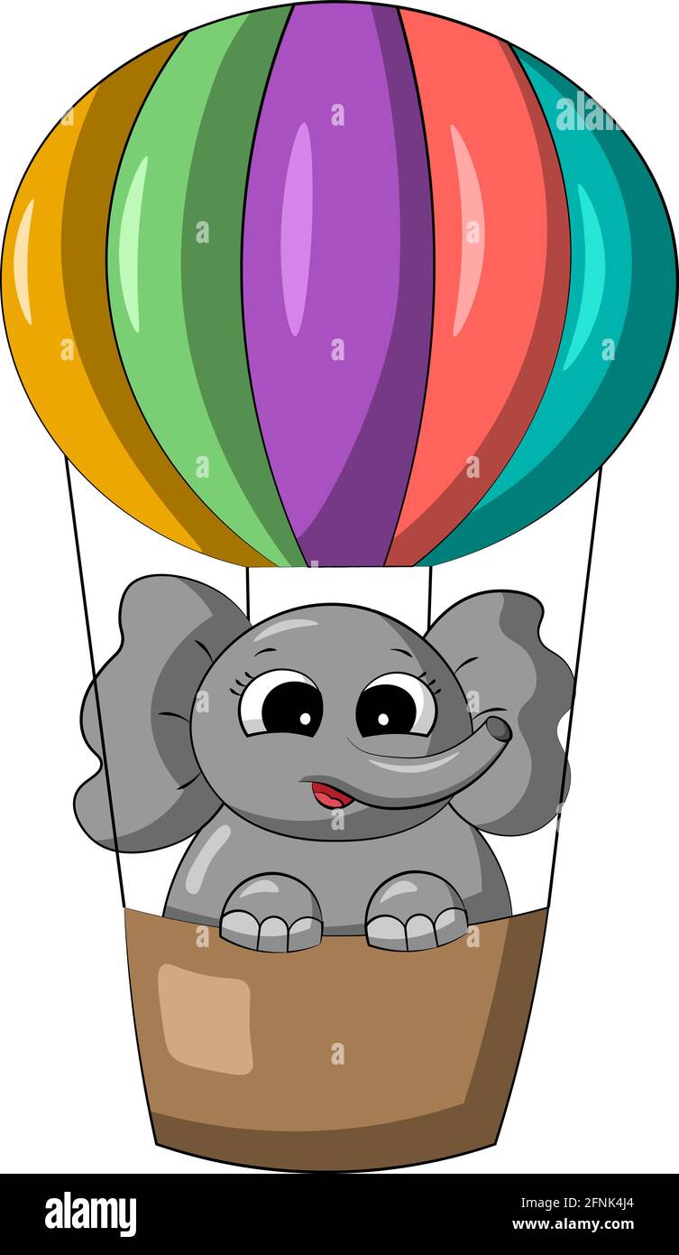 Animal air ballon Stock Vector Images - Alamy