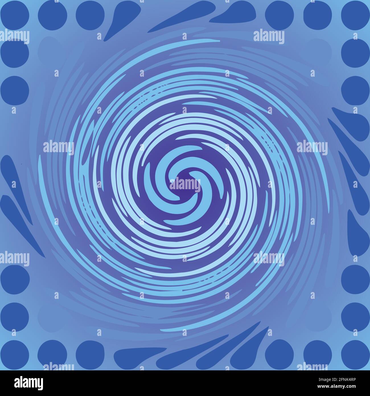 Modern abstract rainbow spiral motif composed in the tile Stock Vector ...
