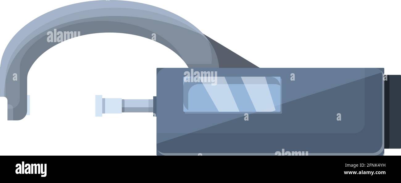 Digital micrometer electronic icon. Cartoon of Digital micrometer ...