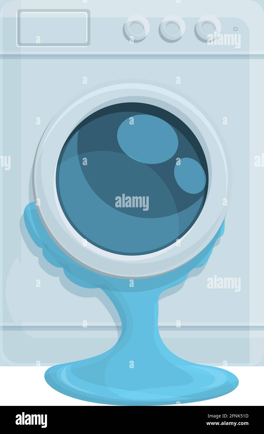 New broken washing machine icon. Cartoon of New broken washing machine ...