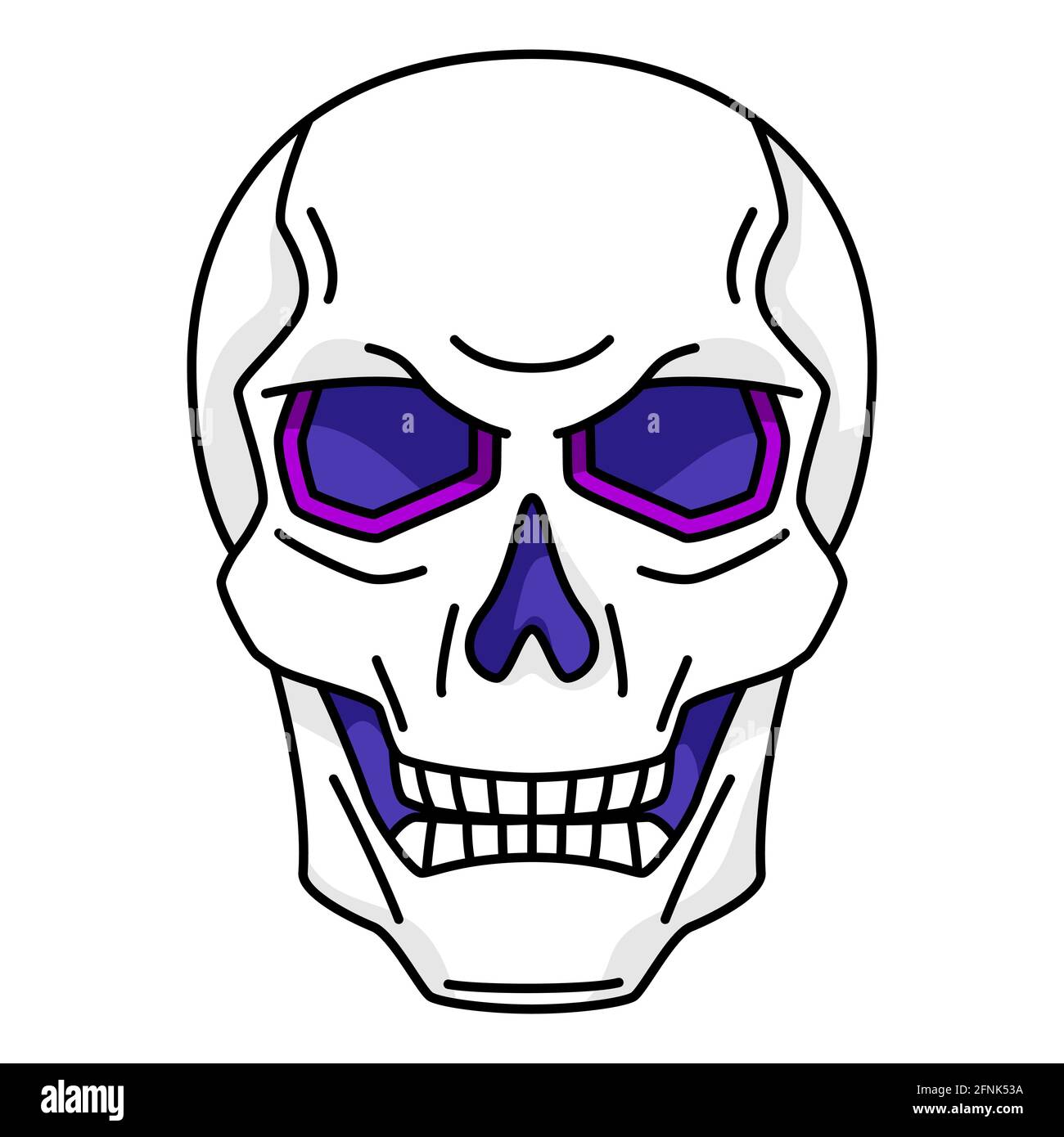 Human skeleton frontal Stock Vector Images - Alamy