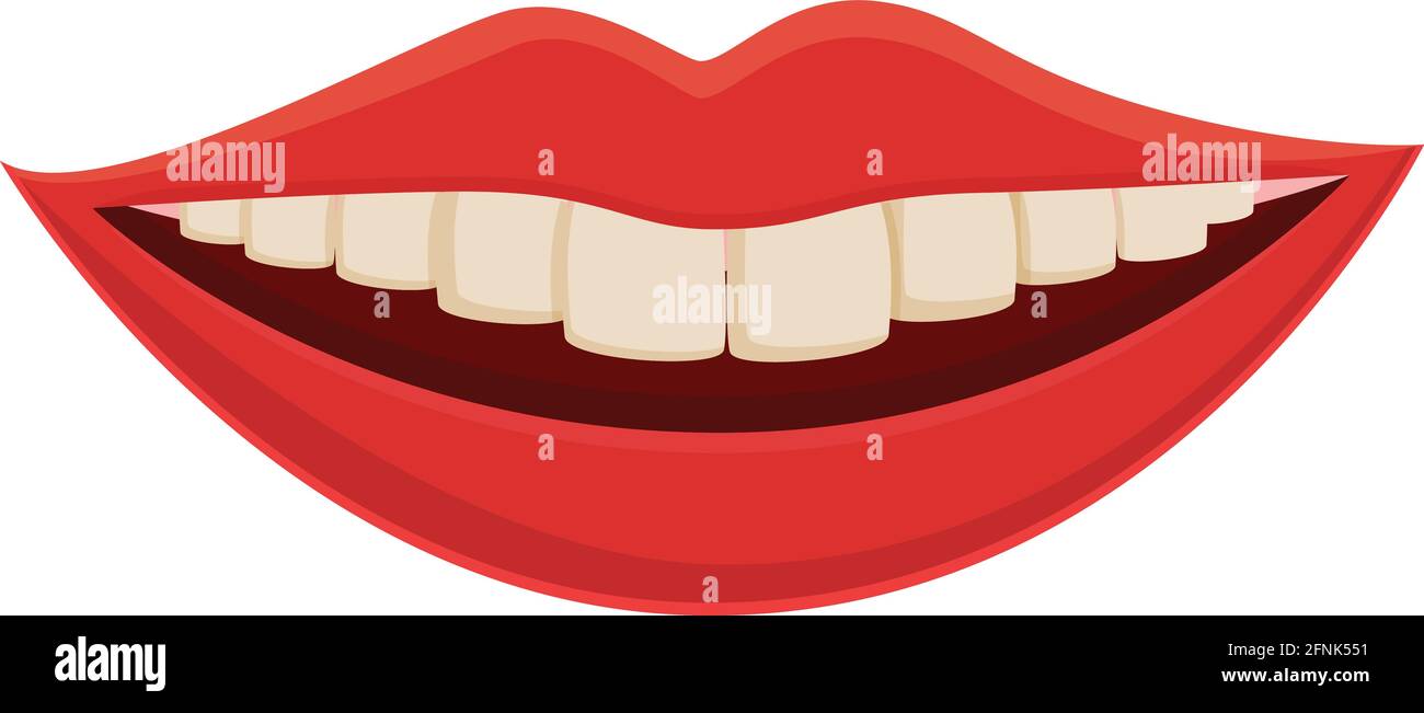 Teeth whitening smiling icon. Cartoon of Teeth whitening smiling vector ...