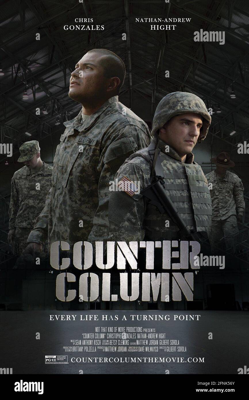COUNTER COLUMN, US poster, from left: Chris Gonzales, Nathan-Andrew ...