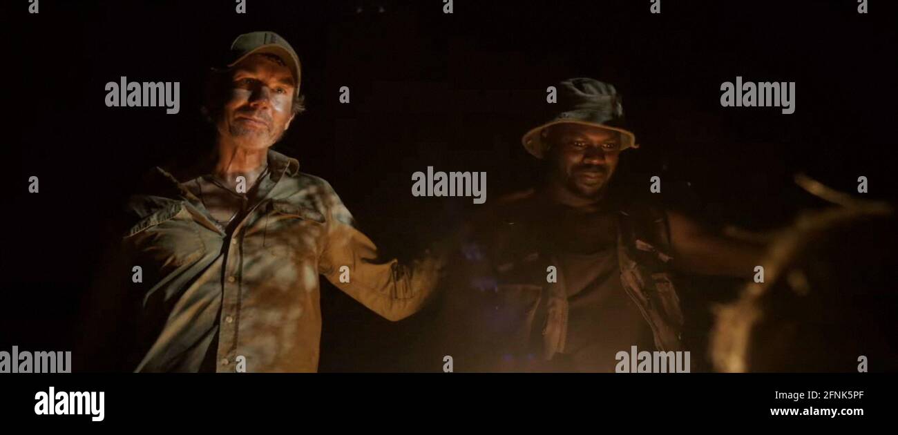 ENDANGERED SPECIES, from left: Jerry O'Connell, George Glenn Ouma, 2021 ...